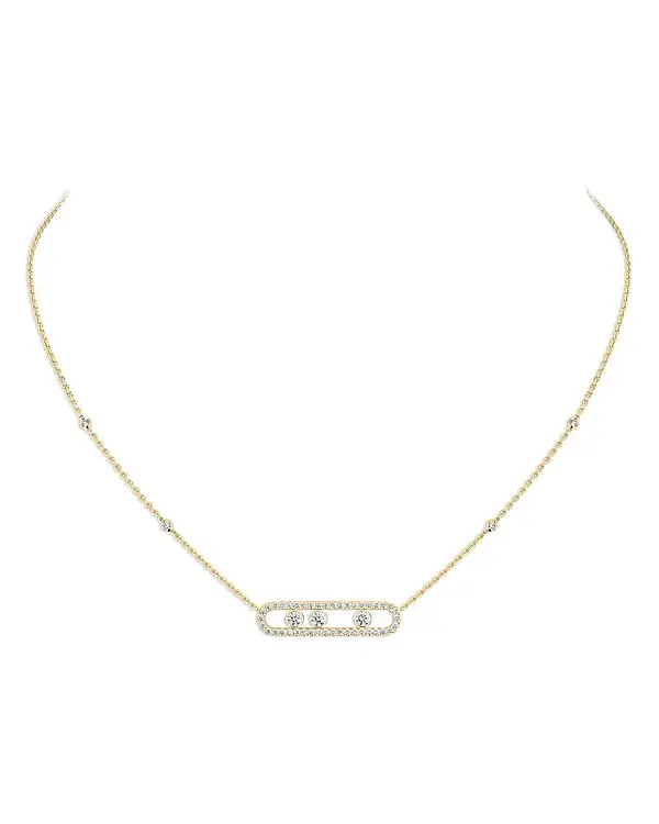 Messika 18k Diamond Pave Collar Necklace - Yellow Gold