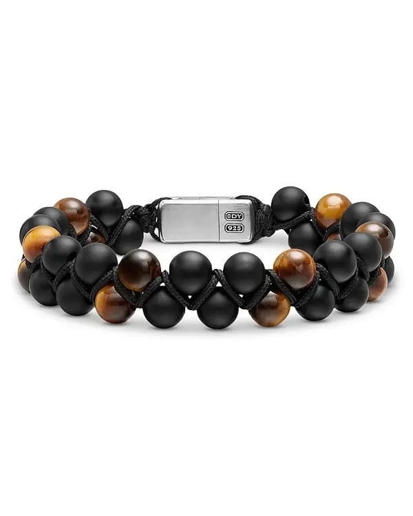 David Yurman Spiritual Beads Bracelet - Brown/black
