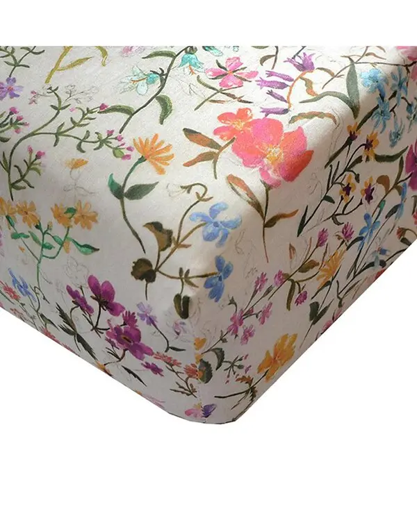 COCO & WOLF Liberty Fabric Print Fitted Sheet, Queen - Linen Garden