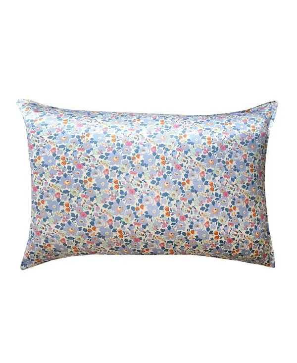 COCO & WOLF Liberty Fabric Print Silk Pillowcase, King - Betsy Lavender