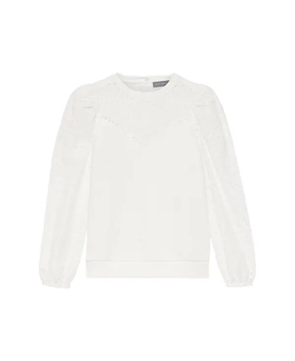 Mint Velvet Broderie Detail Sweatshirt