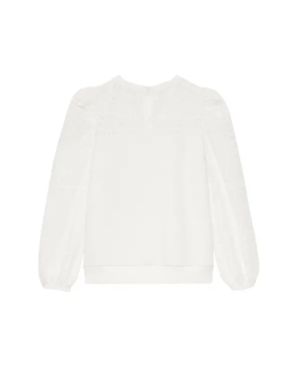 Mint Velvet Broderie Detail Sweatshirt