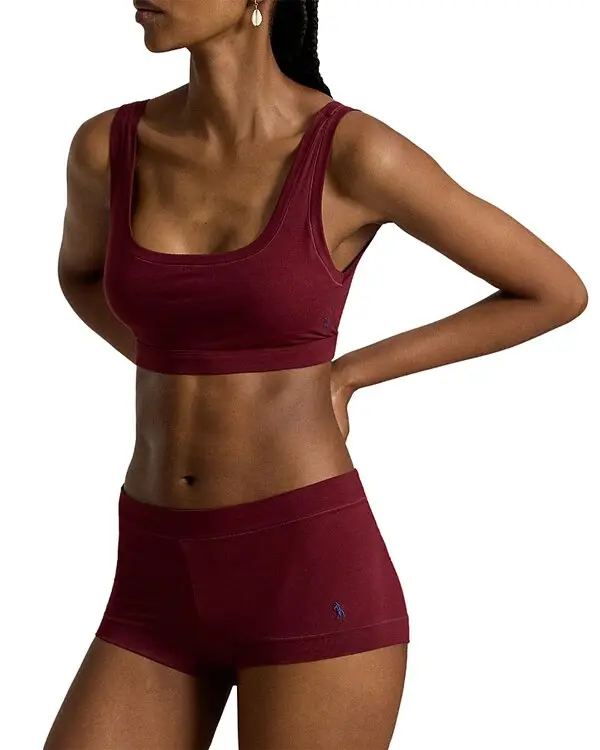 Polo Ralph Lauren Scoop Neck Bralette - Zinfandel