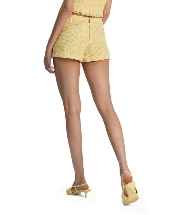 Alice + Olivia Mace Tweed Skort - Butter