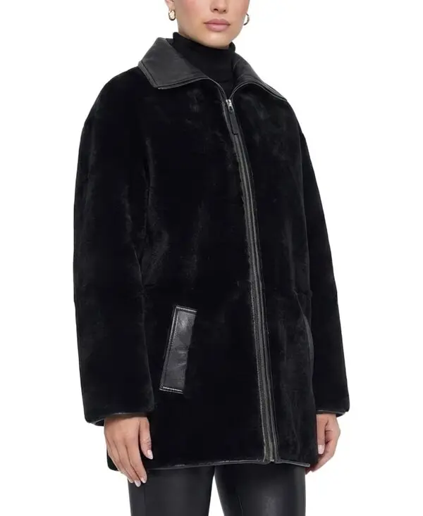 Gorski Shearling Lamb Reversible Parka