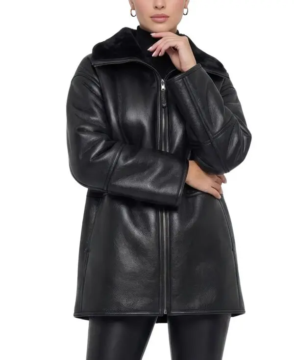 Gorski Shearling Lamb Reversible Parka