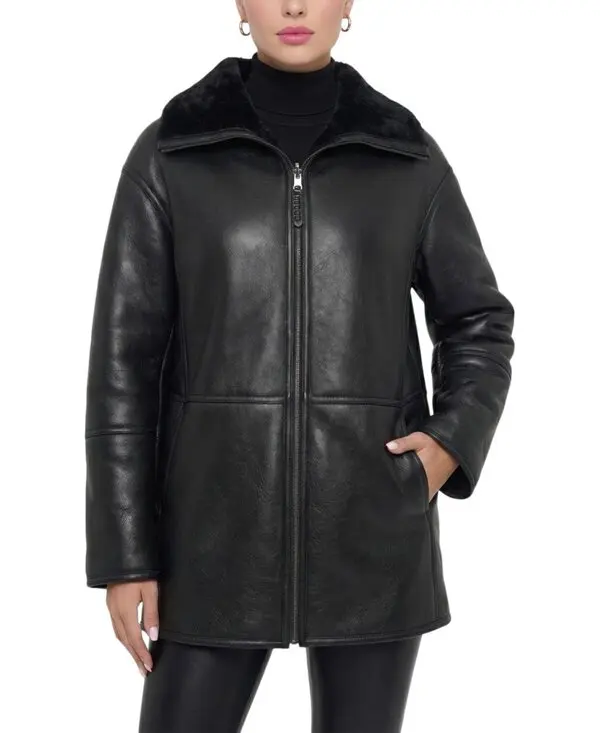 Gorski Shearling Lamb Reversible Parka