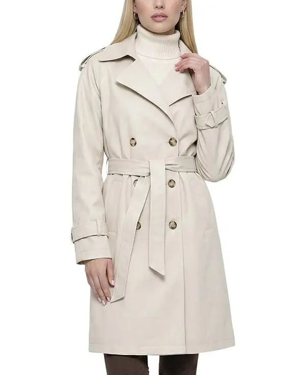 Gorski Lightweight Belted Trench Coat - Beige