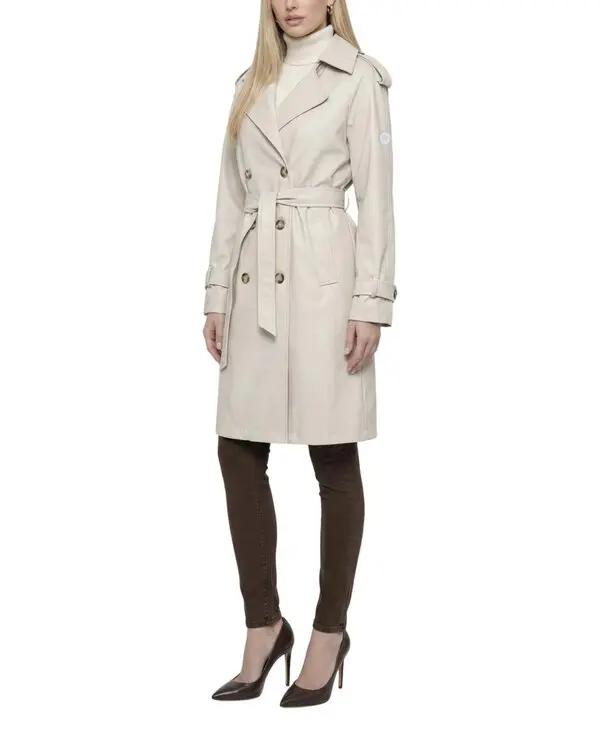 Gorski Lightweight Belted Trench Coat - Beige