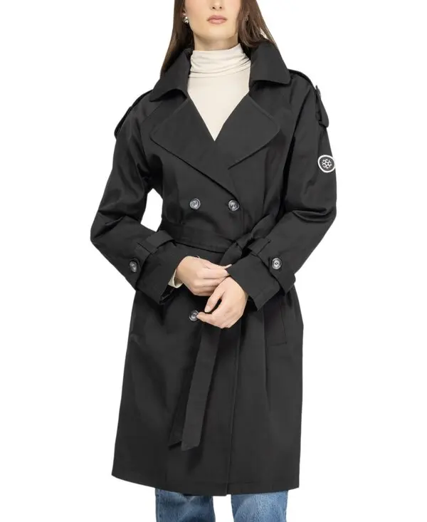 Gorski Lightweight Belted Trench Coat