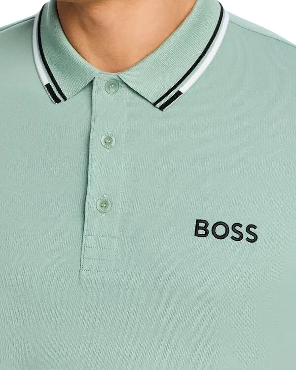 BOSS Paddy Pro Logo Polo Shirt - Open Green