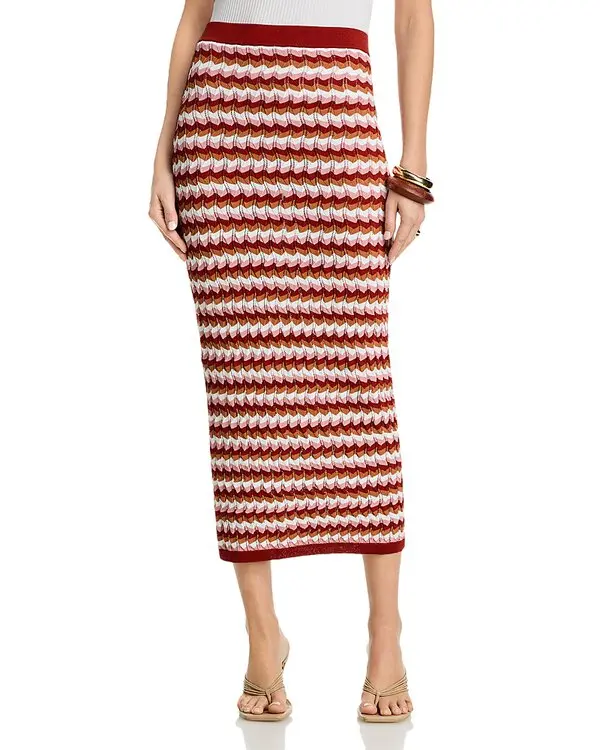 Ronny Kobo Drake Knit Midi Skirt