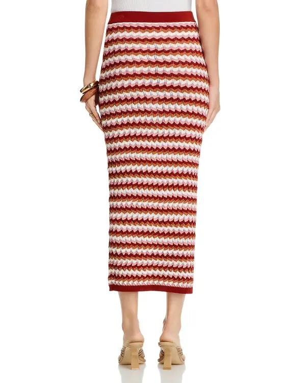Ronny Kobo Drake Knit Midi Skirt
