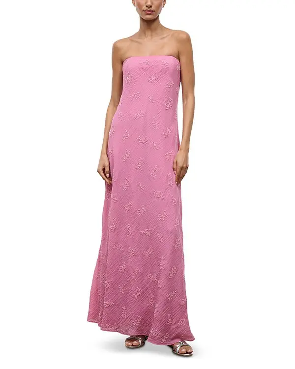 Staud Cassie Beaded Textured Dress - Flirt