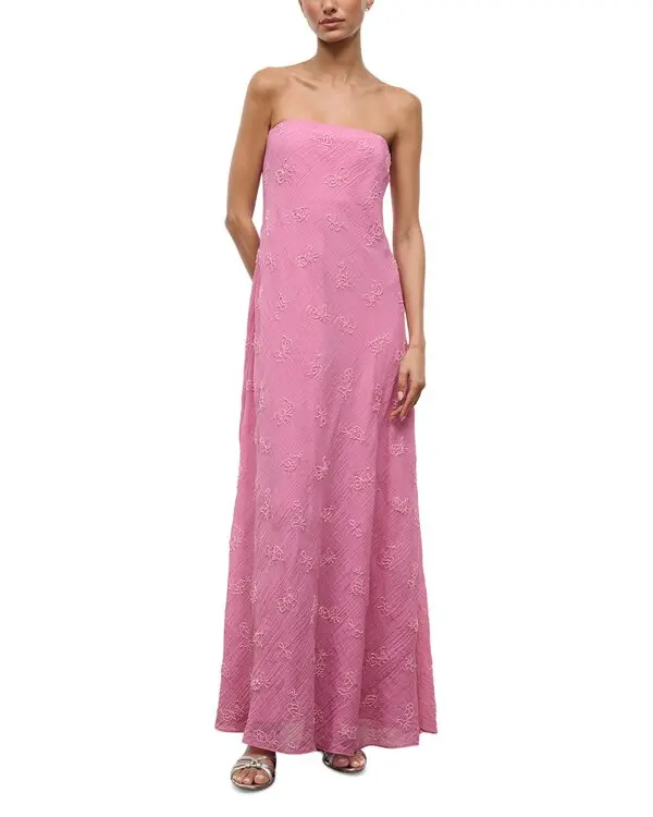 Staud Cassie Beaded Textured Dress - Flirt