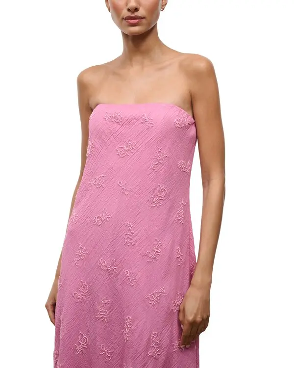 Staud Cassie Beaded Textured Dress - Flirt
