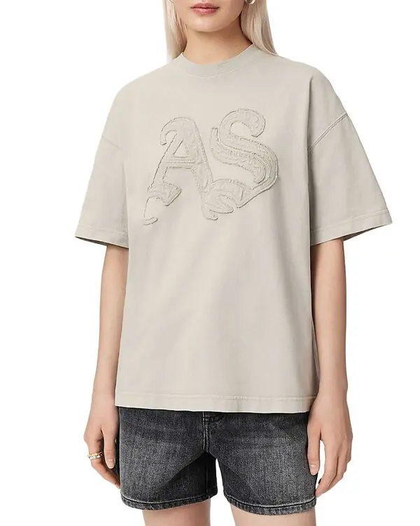 ALLSAINTS Insignia Etta Tee - Sea Green