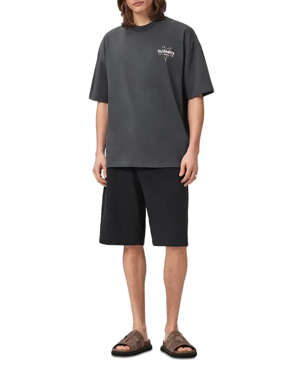 ALLSAINTS Floral Pentacle Logo T-shirt