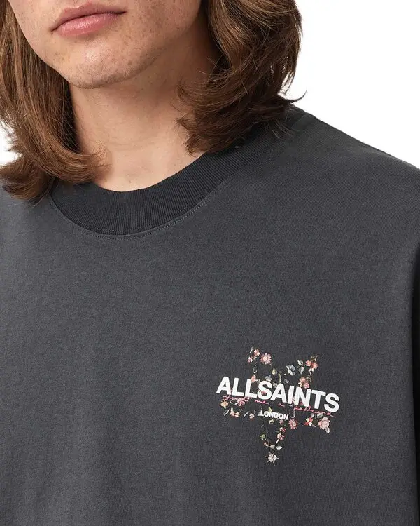 ALLSAINTS Floral Pentacle Logo T-shirt