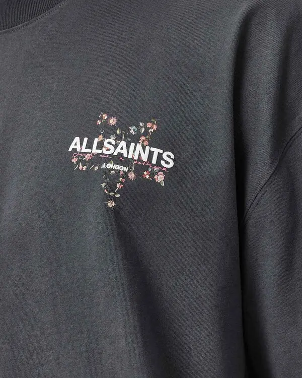ALLSAINTS Floral Pentacle Logo T-shirt