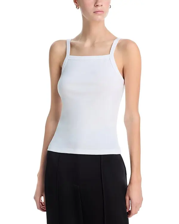 LESET Nando Square Neck Tank Top
