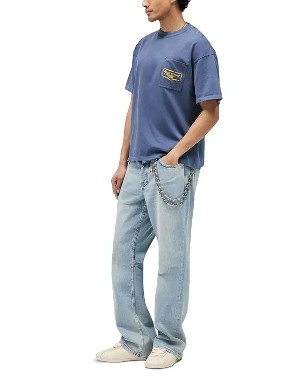 REPRESENT Nothing Faster Pocket Tee - Indigo