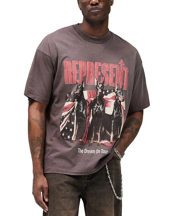 REPRESENT Dream On Tour Graphic Tee - Nero