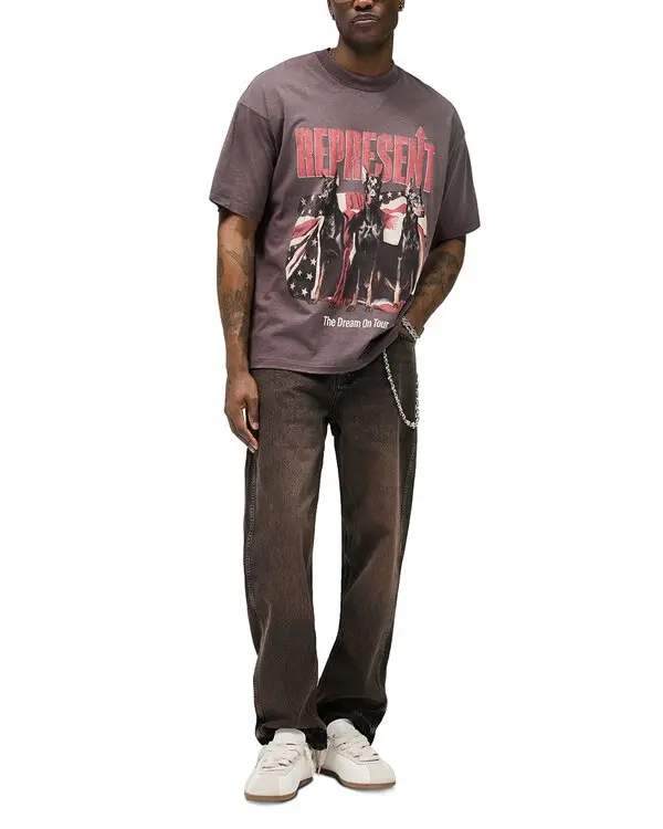 REPRESENT Dream On Tour Graphic Tee - Nero