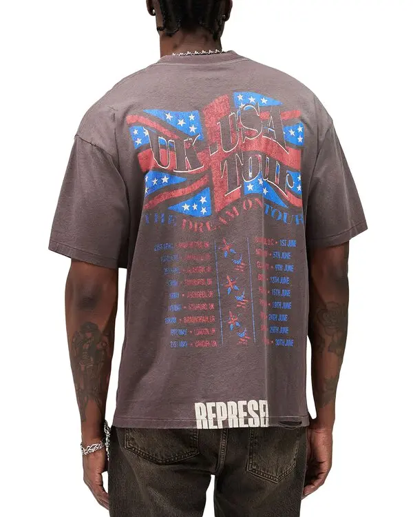 REPRESENT Dream On Tour Graphic Tee - Nero