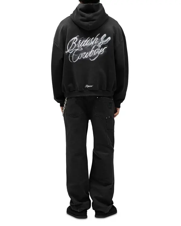 REPRESENT British Cowboys Logo Hoodie - Black