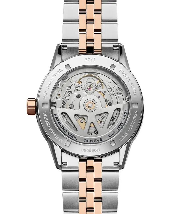 RAYMOND WEIL Freelancer Automatic Classic Two-tone Date Watch, 40mm - Two-tone/black