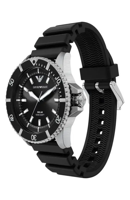 Emporio Armani World Explorer Solar Strap Watch