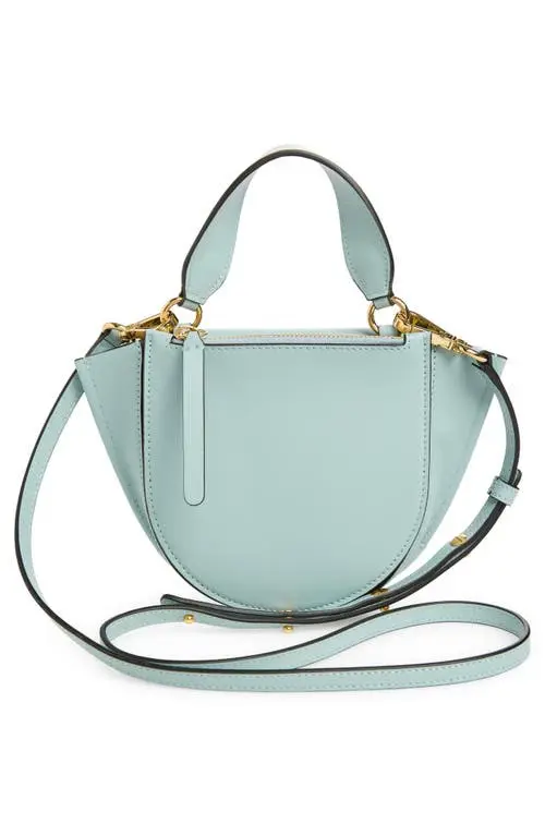 WANDLER Small Hortensia Leather Handbag - Ice
