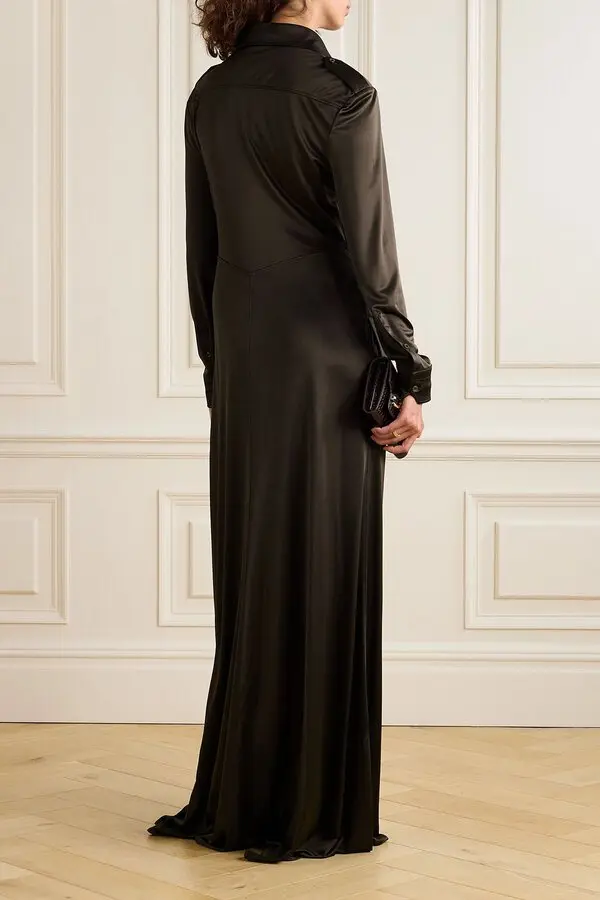 TOM FORD Satin Gown - Chocolate