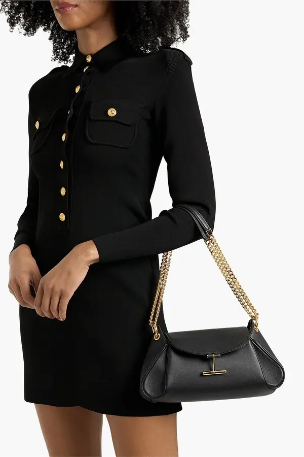 TOM FORD Tara Leather Shoulder Bag