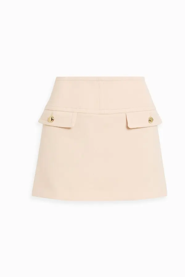 TOM FORD Wool-blend Mini Skirt - Blush