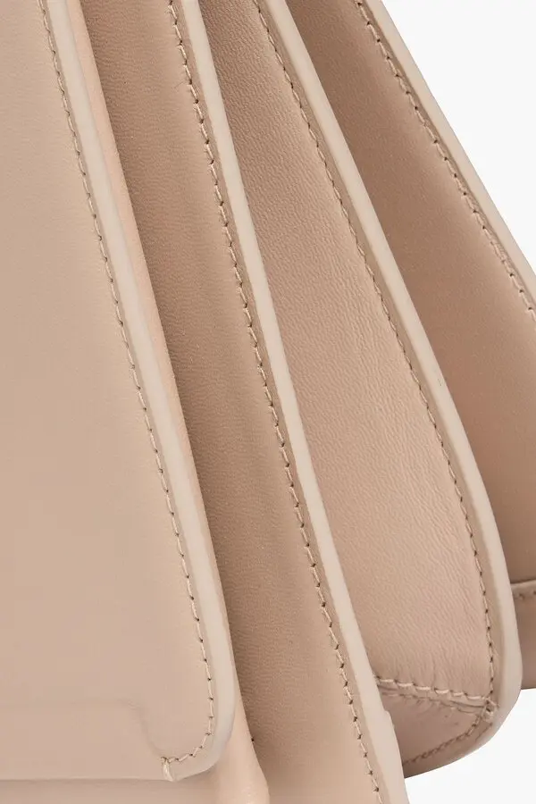 FERRAGAMO Trifolio Leather Shoulder Bag - Blush