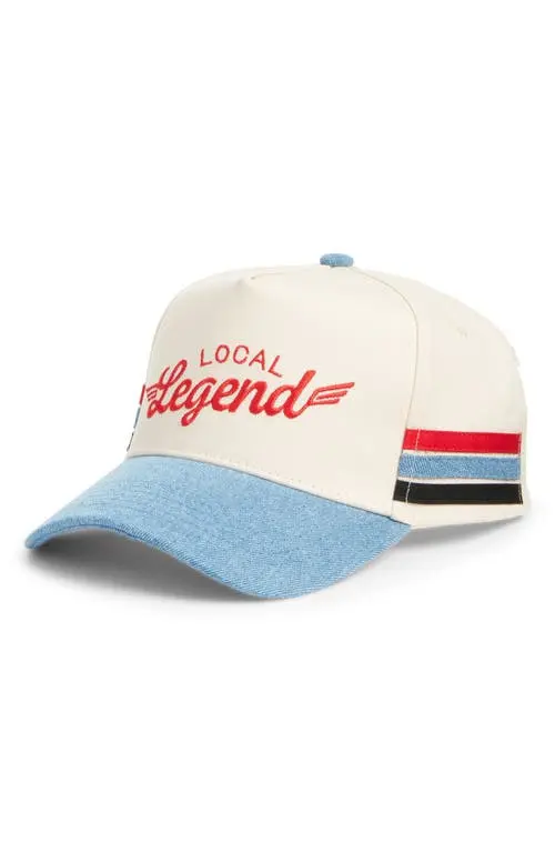 FRIDAY FEELIN’ Local Legend Snapback Baseball Cap - Denim