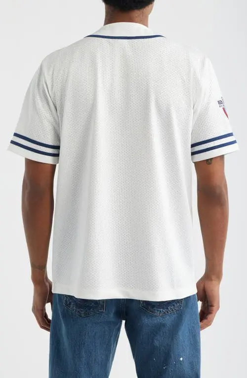 BILLIONAIRE BOYS CLUB Big Chew Baseball Shirt - Ecru