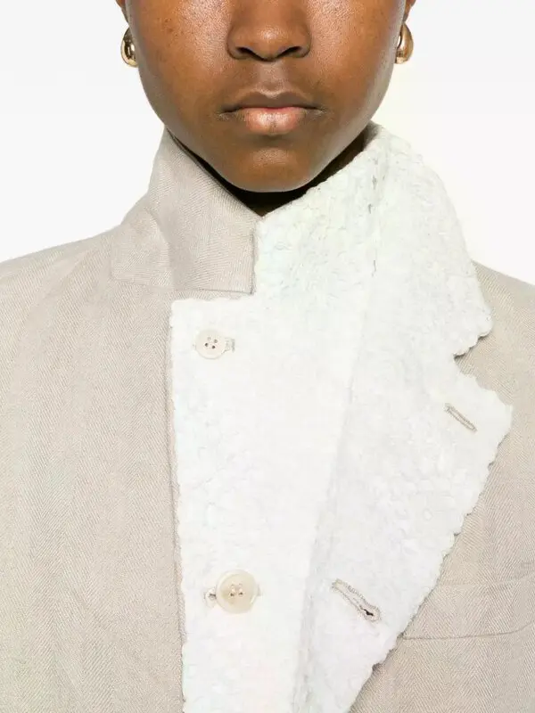 Comme Des Garçons Button-up Blazer