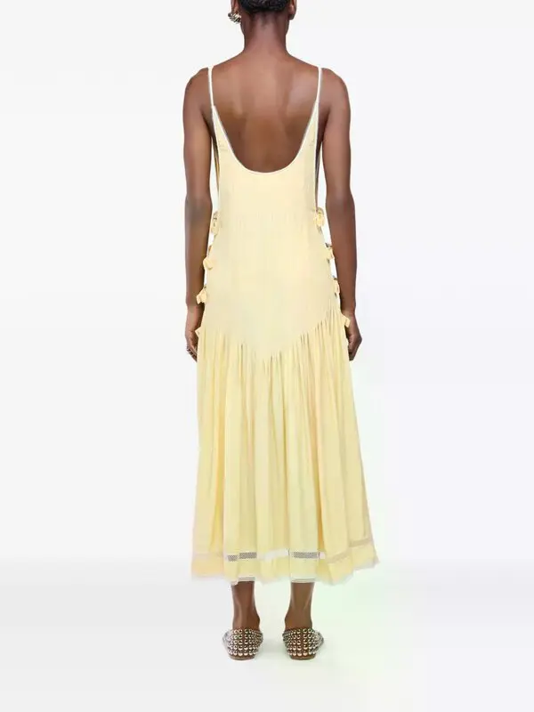 Rabanne Lace-trim Midi Dress