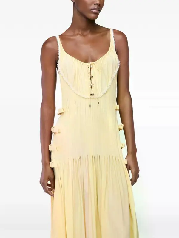 Rabanne Lace-trim Midi Dress