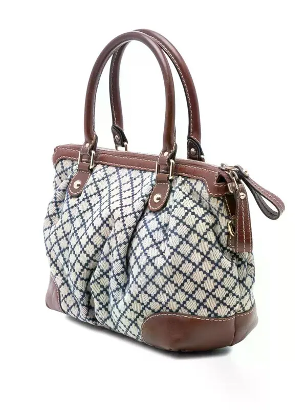 Gucci Diamante Canvas Sukey Satchel