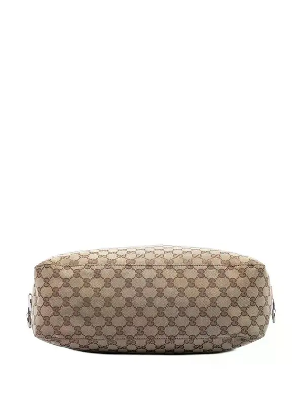 Gucci Gg Canvas Icon Bit Satchel - Neutrals