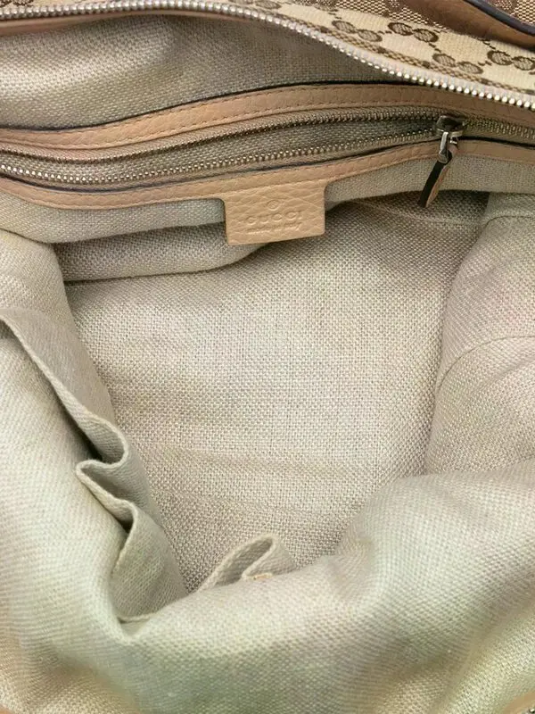 Gucci Gg Canvas Icon Bit Satchel - Neutrals