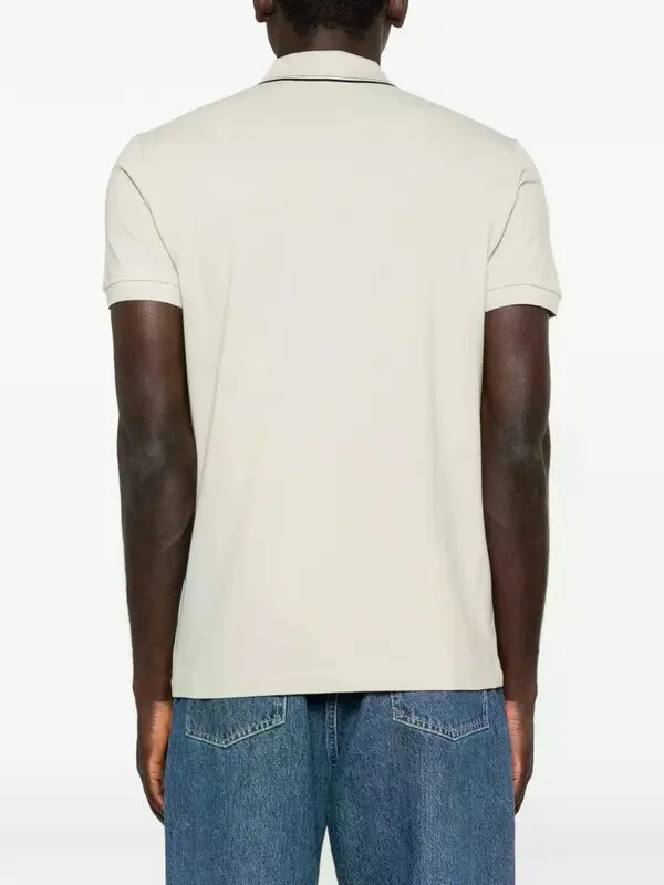 BOSS Piped Cotton Polo Shirt - Neutrals