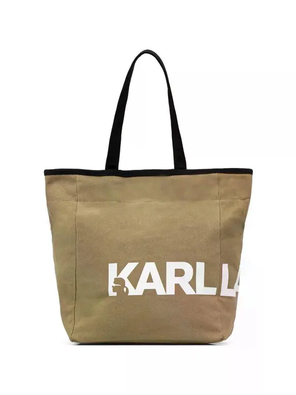 Karl Lagerfeld Logo Detail Tote Bag