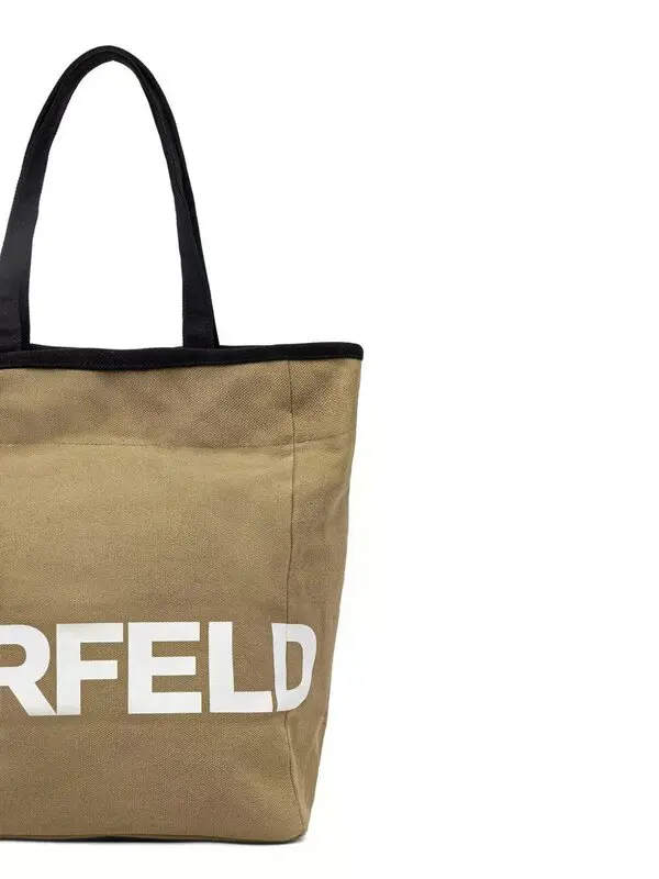 Karl Lagerfeld Logo Detail Tote Bag