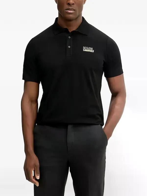Karl Lagerfeld Logo Polo Shirt