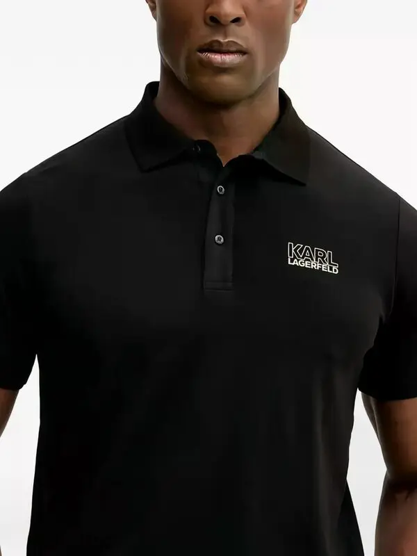 Karl Lagerfeld Logo Polo Shirt